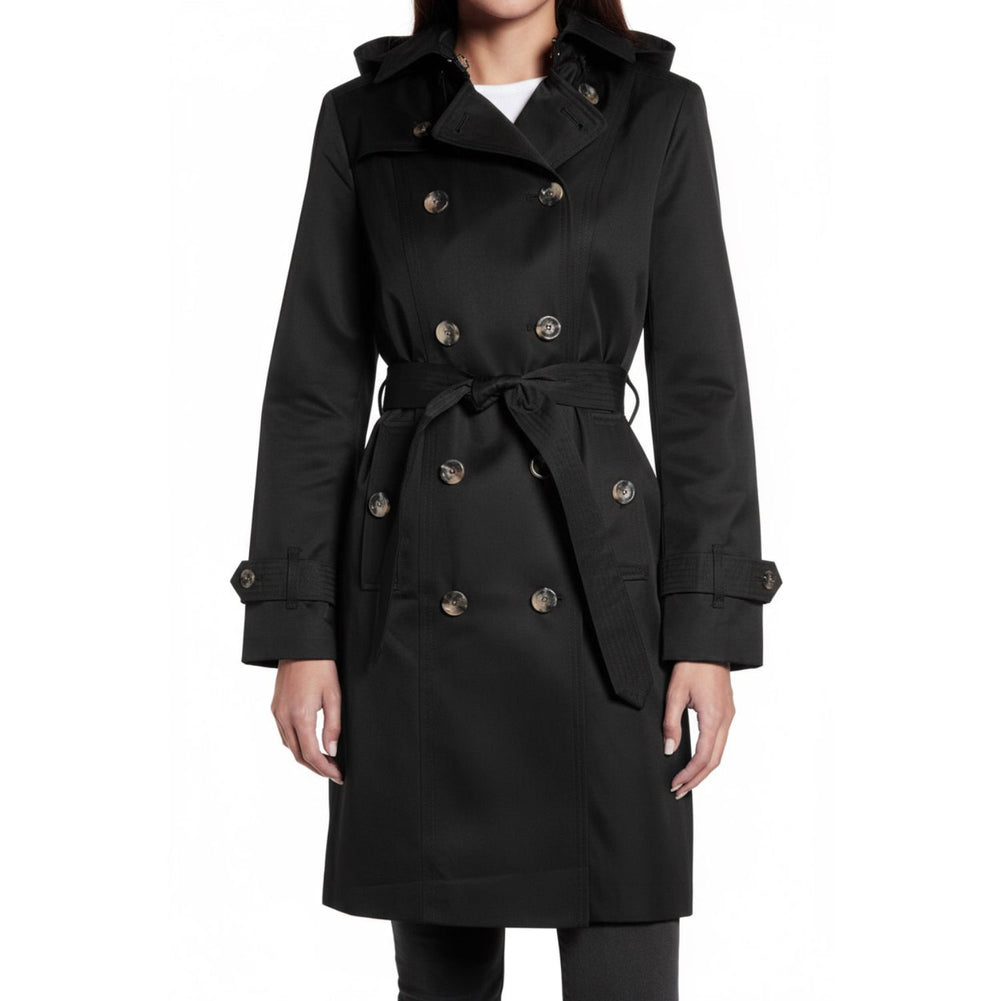 London Fog Women's Classic Water-Repellent Trench Coat